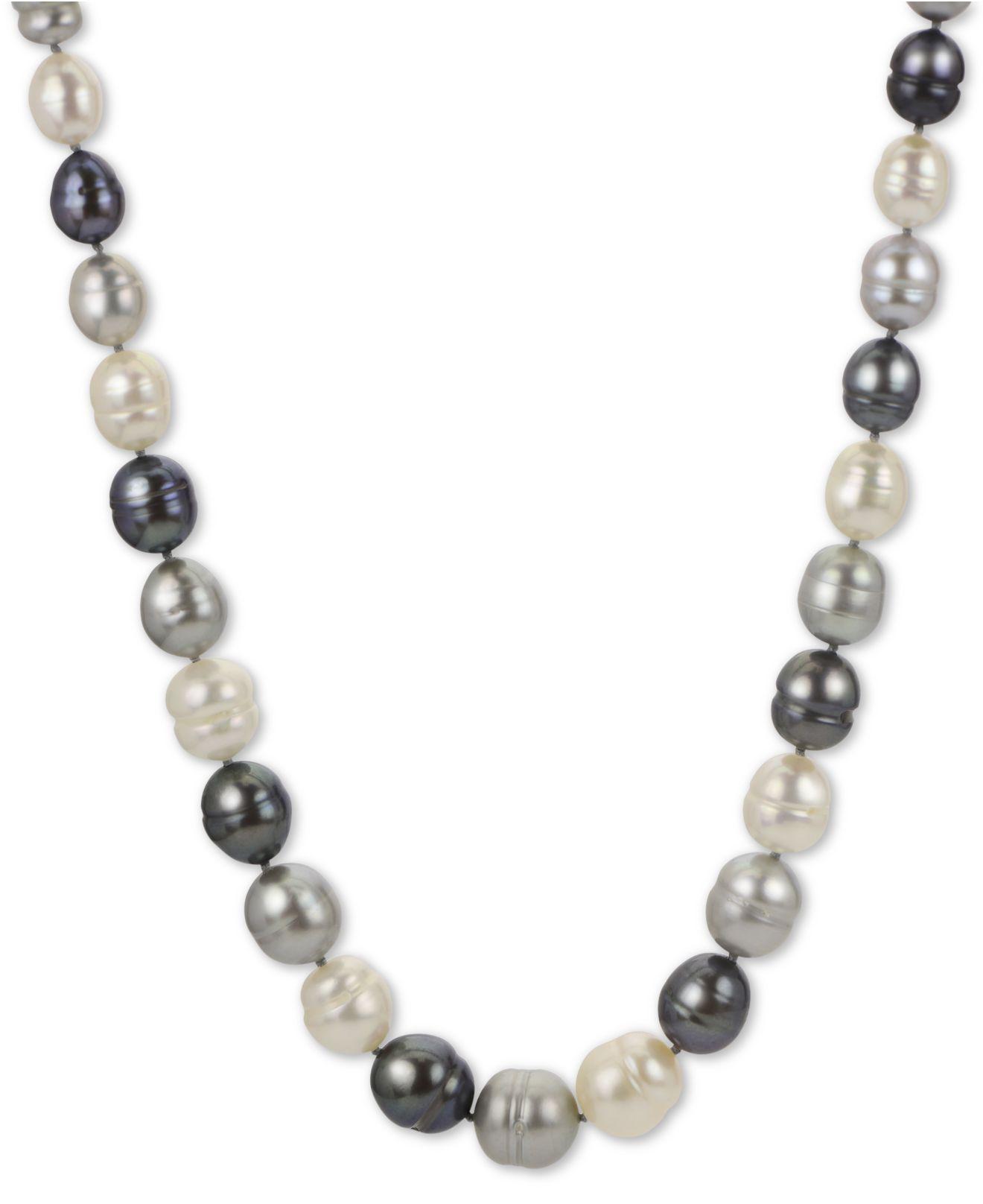 Macys Baroque Cultured Freshwater Pearl 18 Necklace 5 1 5 9 1 2mm