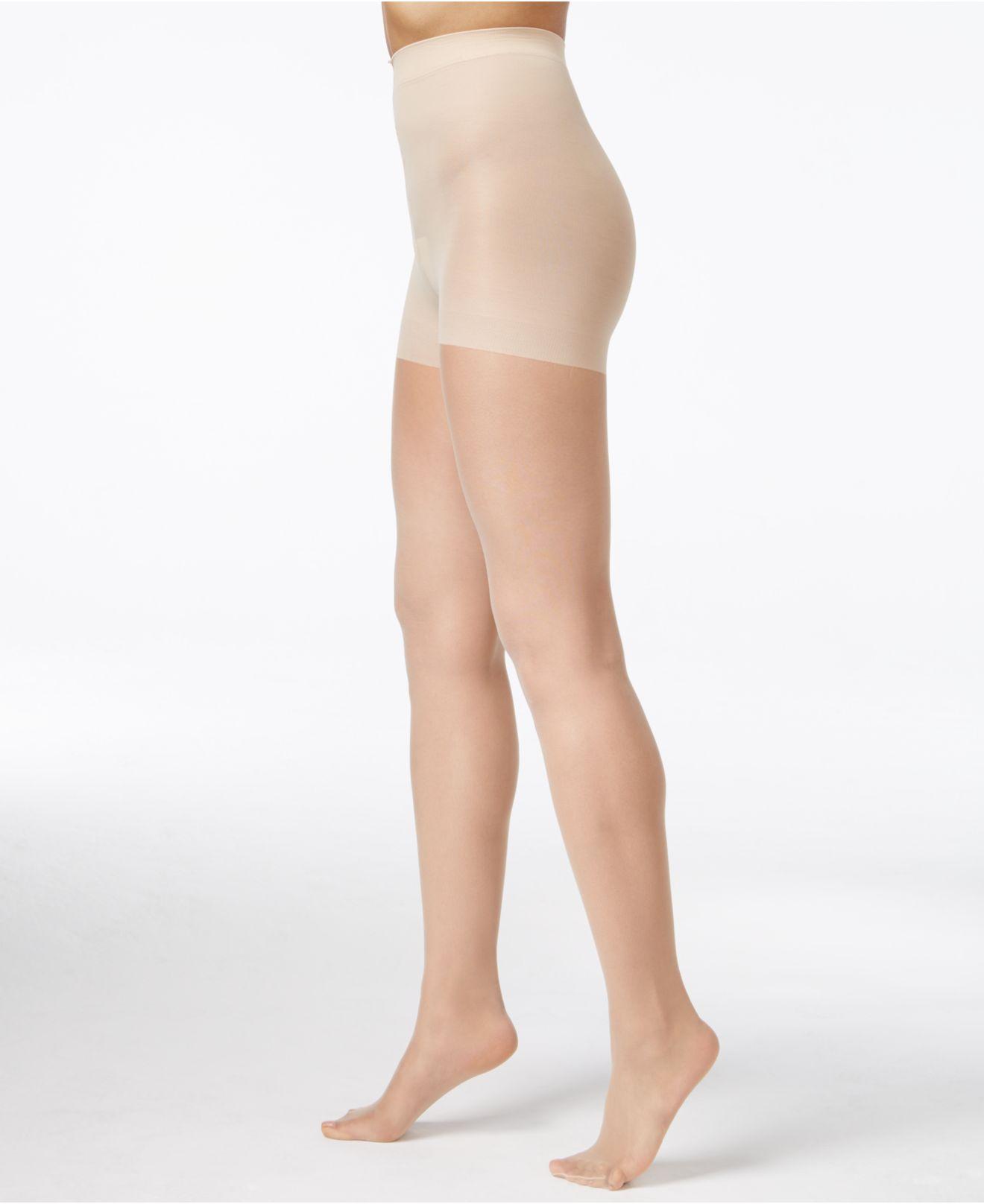 Hanes Silk Reflections Control Top Sheer Toe Pantyhose Lyst
