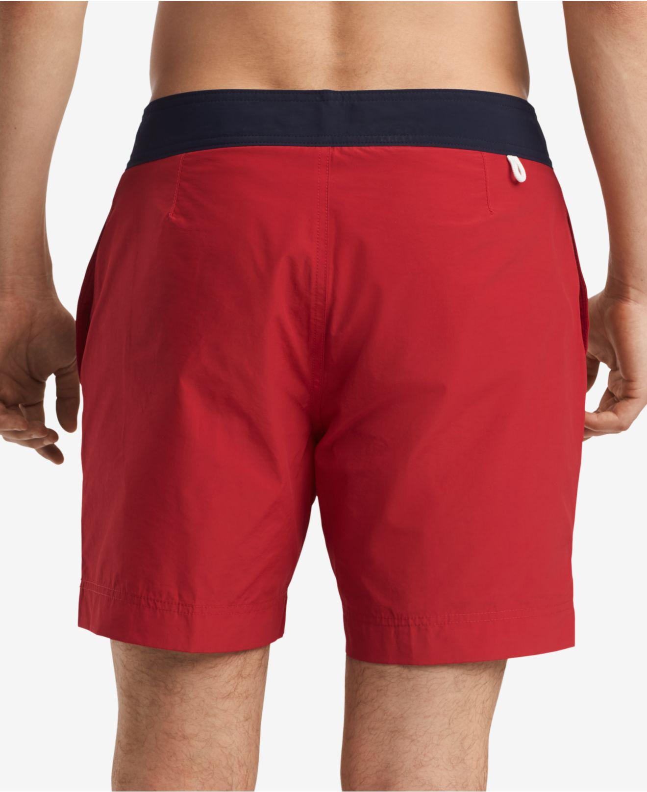 Tommy Hilfiger Synthetic Men's Colorblocked Seaboard Board Shorts in ...
