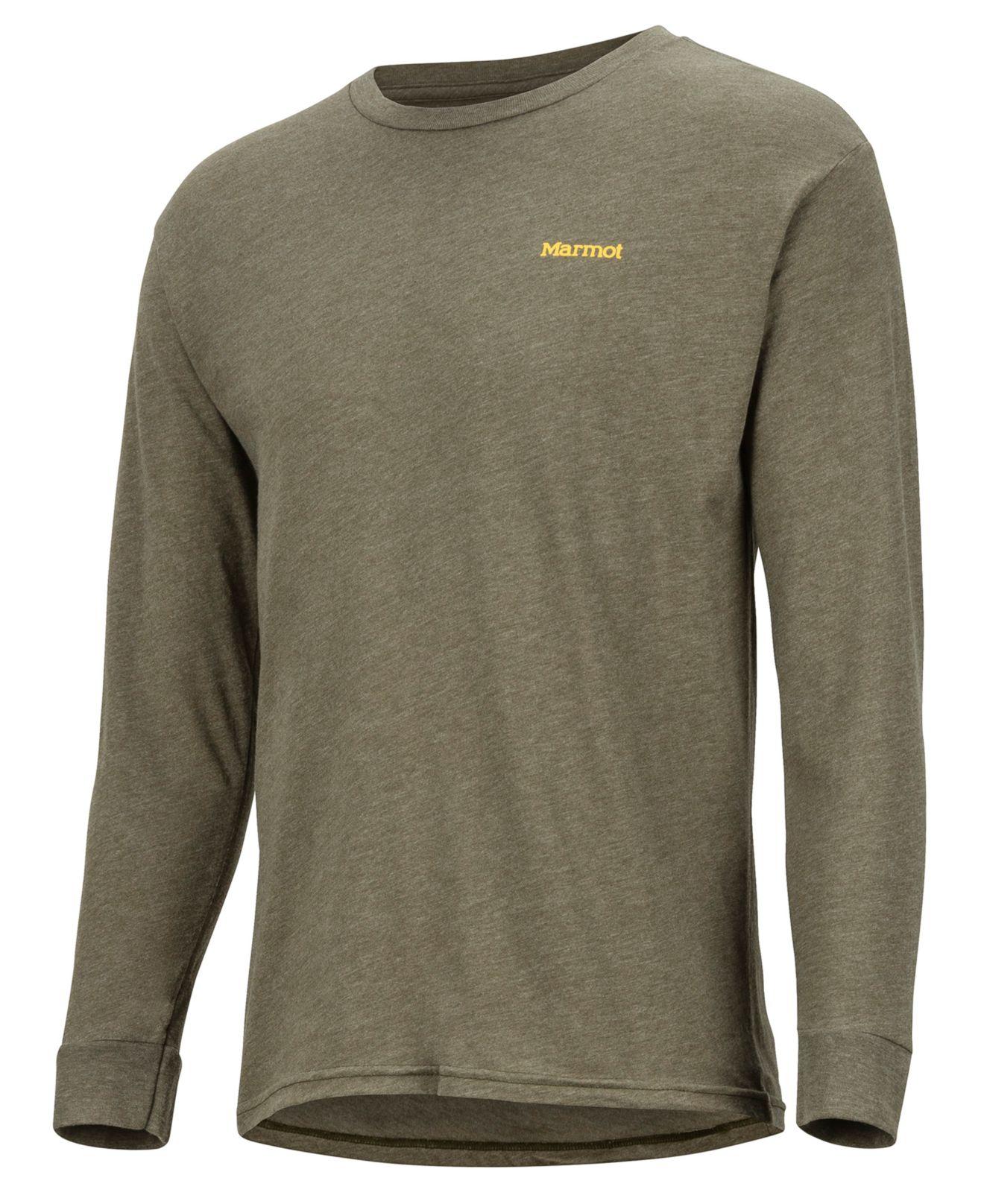Marmot Synthetic Eco-friendly Woodcut Long Sleeve T-shirt in Olive ...