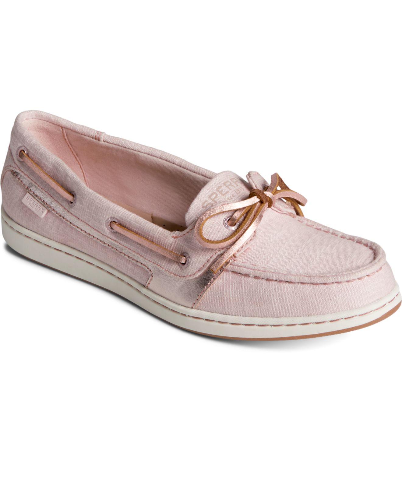Sperry Top-Sider Starfish Leather Boat Shoes in Pink | Lyst Sperry Top-Sider Starfish Leather Boat Shoes in Pink | Lyst