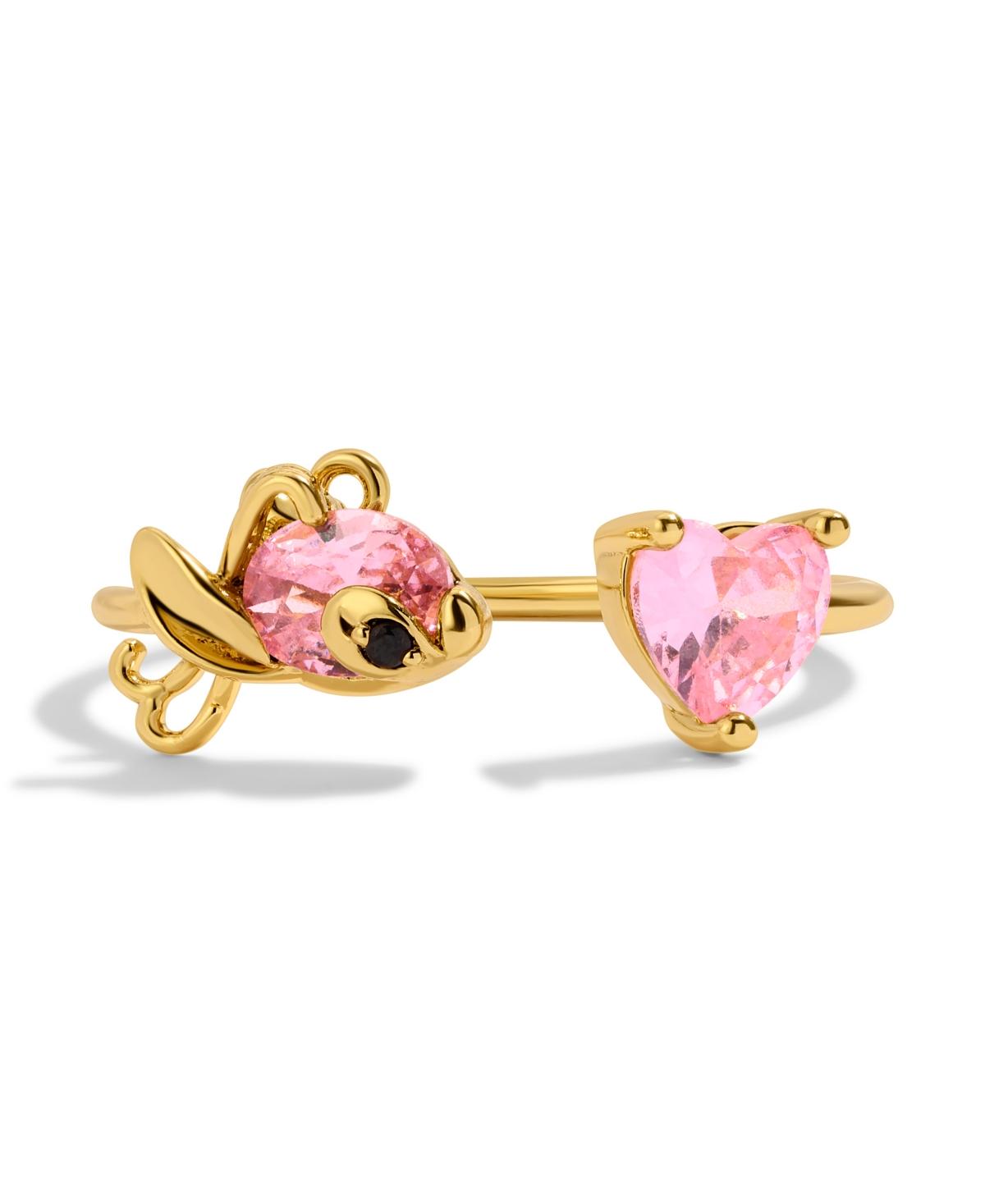 Girls Crew Disney Crystal Lilo Stitch Angel Ring in Pink | Lyst