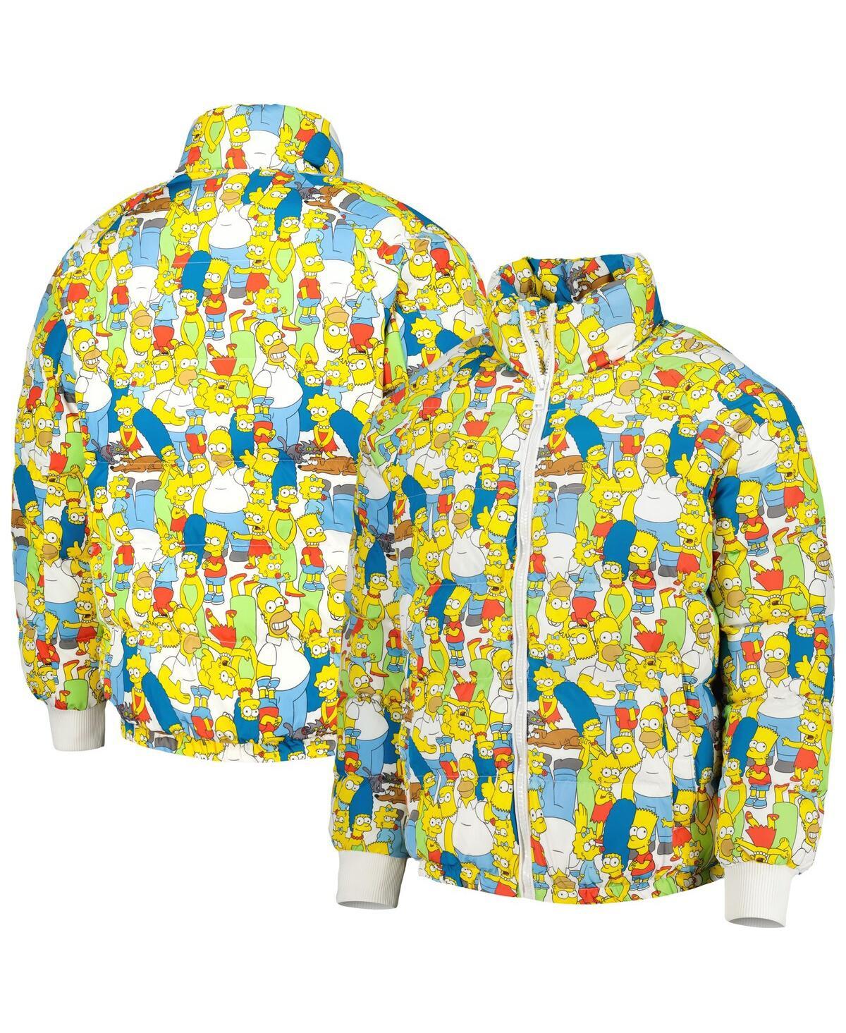FREEZE MAX The Simpsons Family Raglan Full-zip Puffer Jacket in Yellow ...