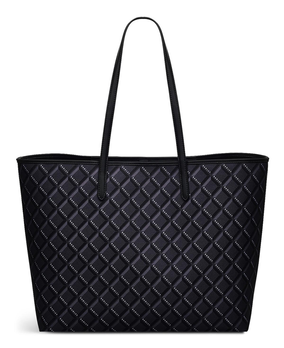 Radley Southwell Gardens Geo Large Open Top Tote in Black | Lyst