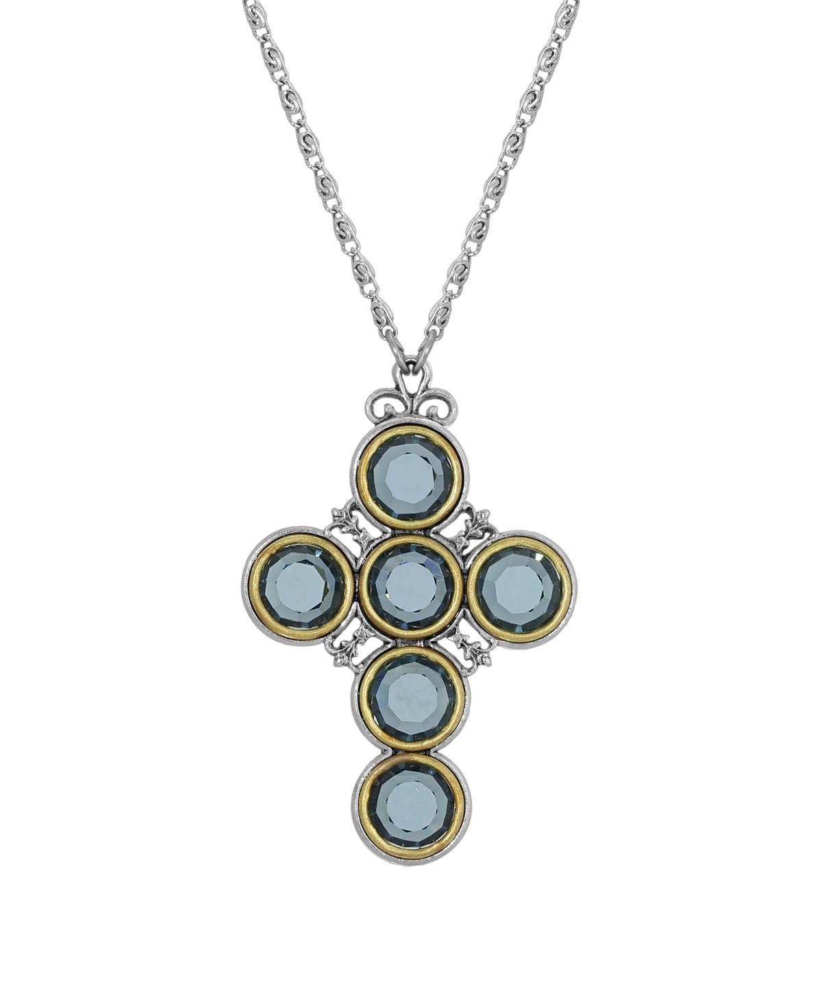 Symbols of Faith Pewter Cross in Metallic | Lyst