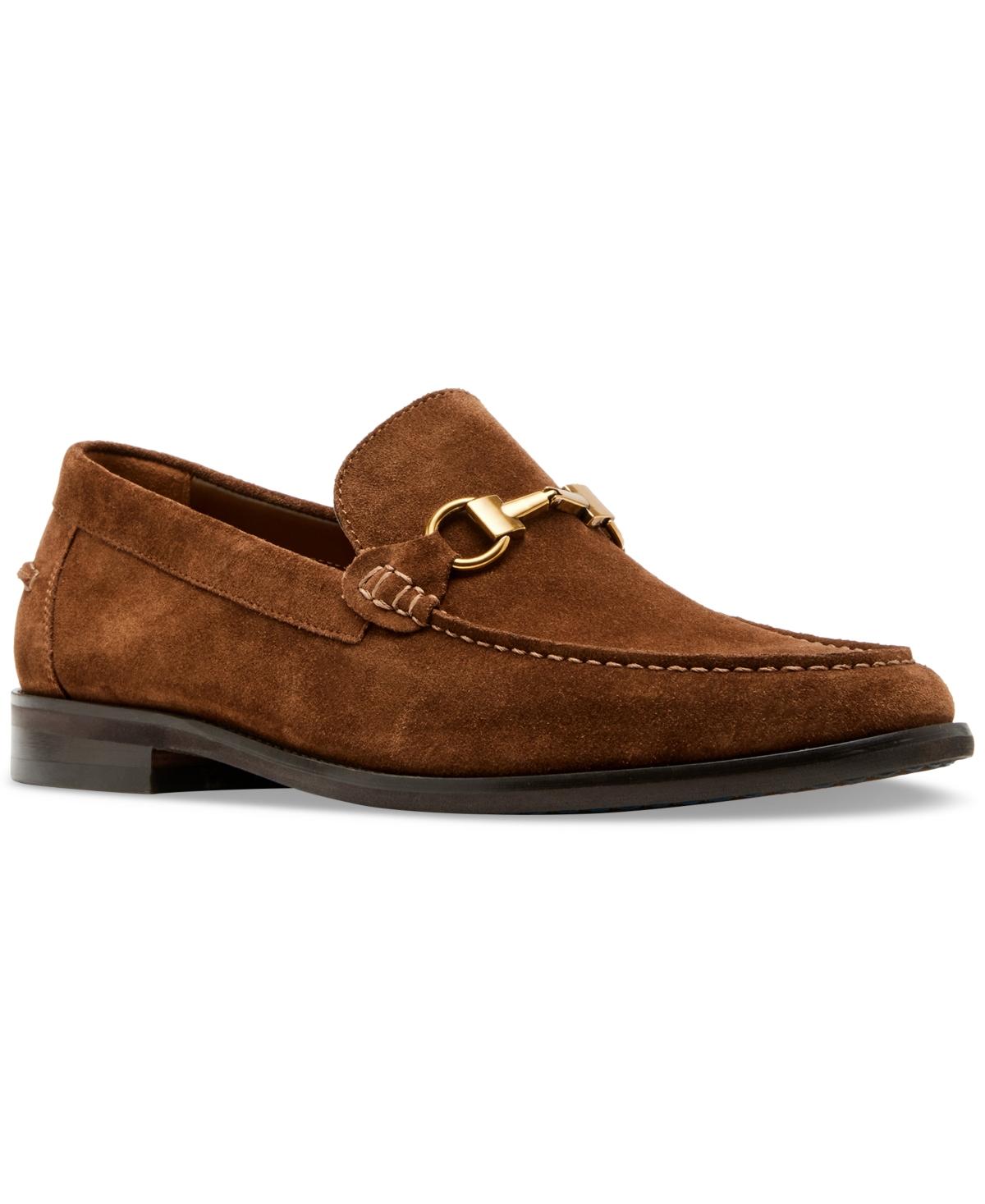 Steve Madden Arista Suede Bit Loafer in Brown for Men | Lyst