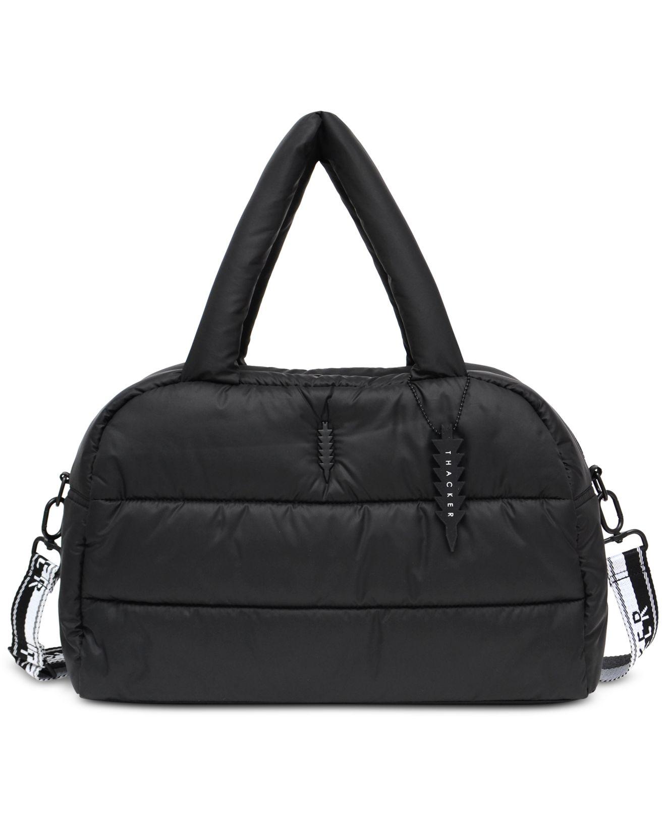 thacker Quinn Puffy Quilted Duffle Bag in Black | Lyst