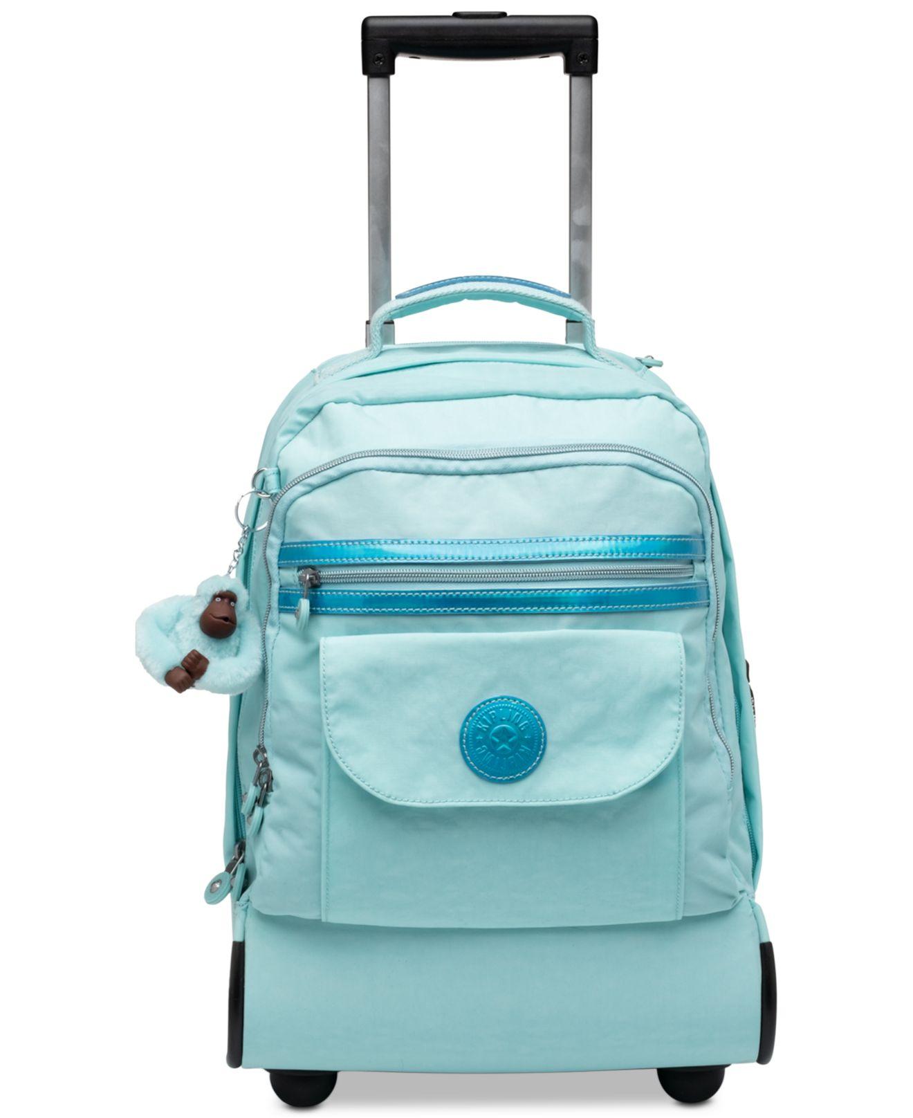 Kipling Synthetic Luggage Sanaa Wheeled Backpack in Blue - Lyst