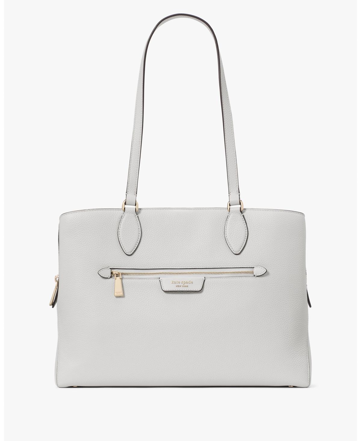 Kate Spade Hudson Medium Tote Bag in White | Lyst