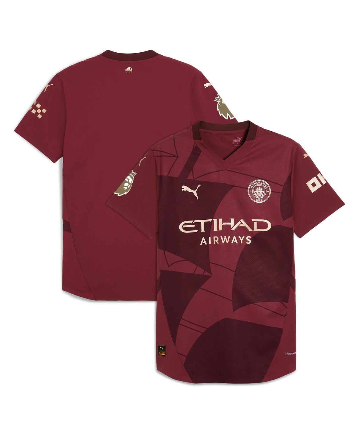 PUMA Manchester City 2024/25 Third Authentic Jersey in Red for Men | Lyst