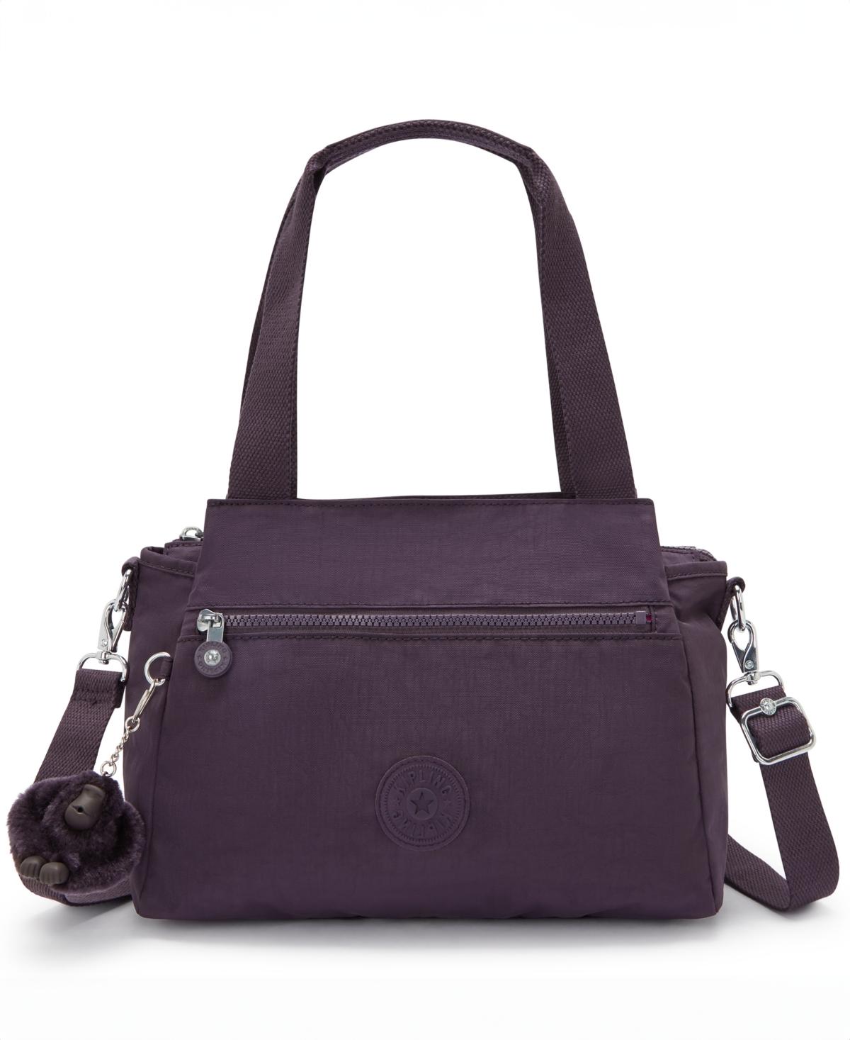Kipling Elysia Satchel Bag in Purple | Lyst