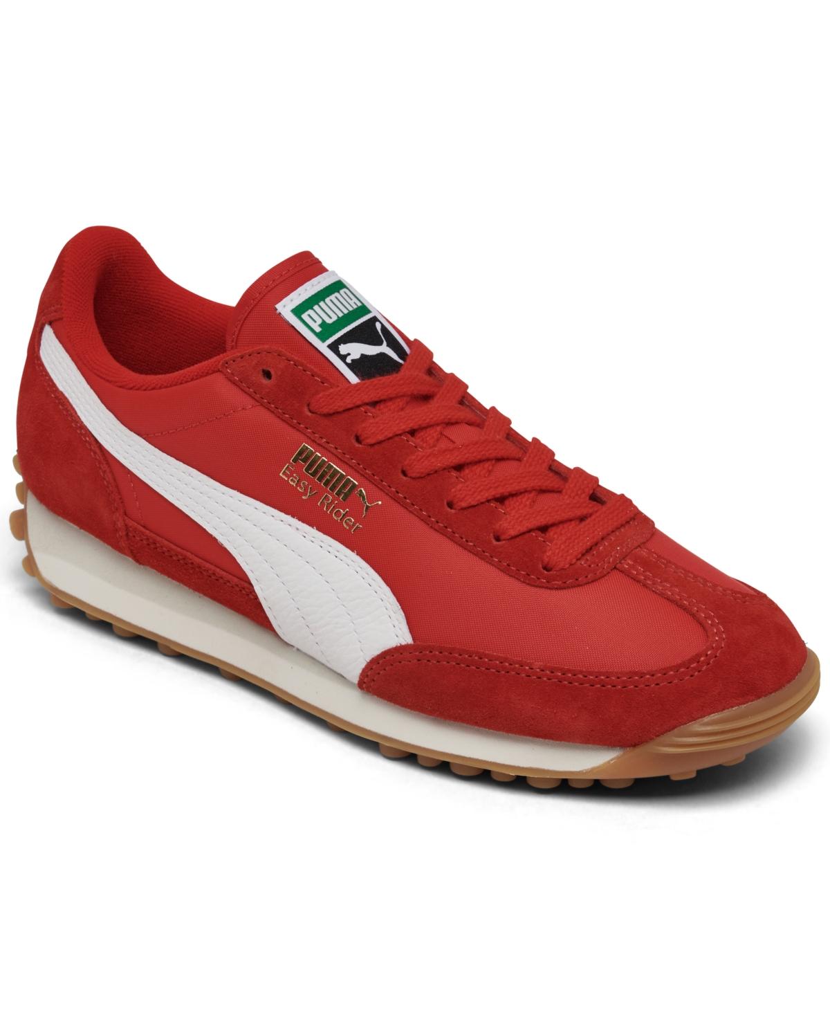 PUMA Easy Rider Casual Sneakers From Finish Line in Red | Lyst