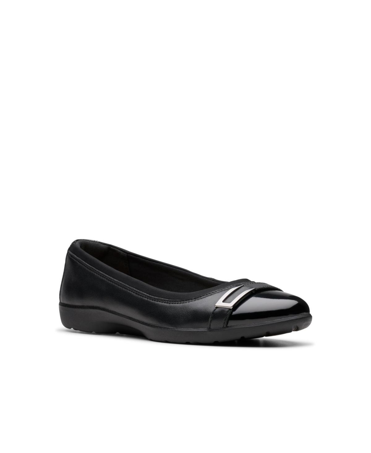 Clarks Collection Meadow Rose Shoes in Black | Lyst
