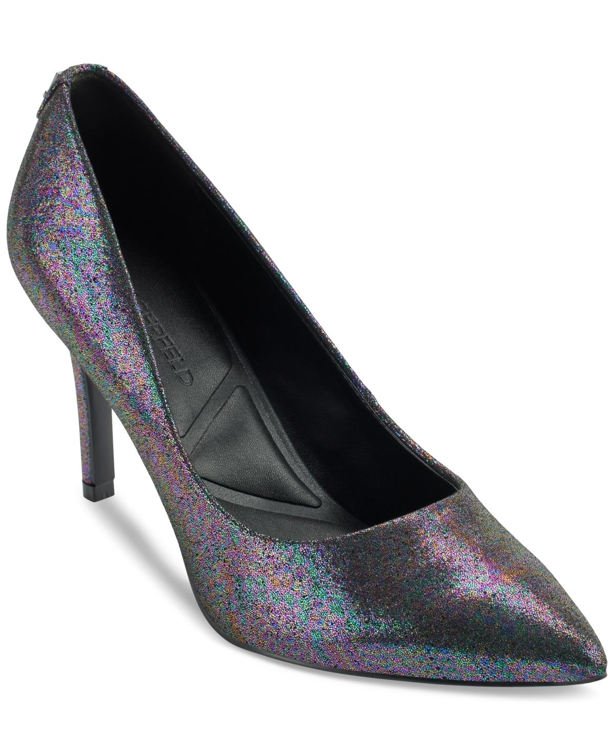 Karl Lagerfeld Paris Royale Evening High Pump in Blue | Lyst