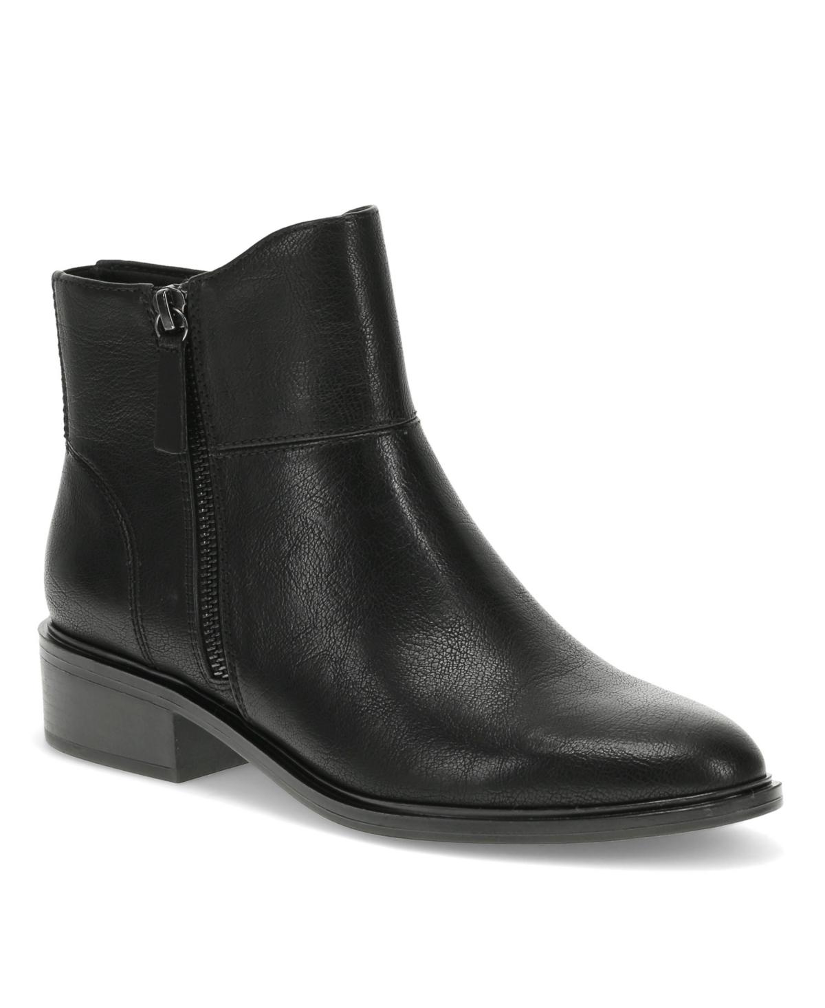 BareTraps Alona Block Heel Booties in Black | Lyst