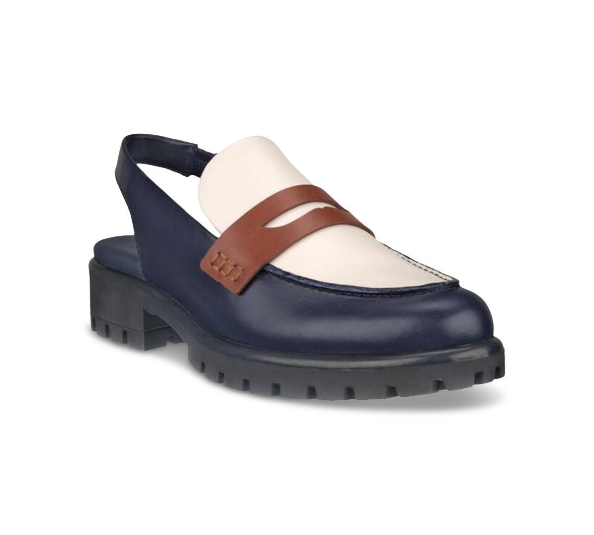 Ecco Modtray Slingback Loafers in Blue | Lyst