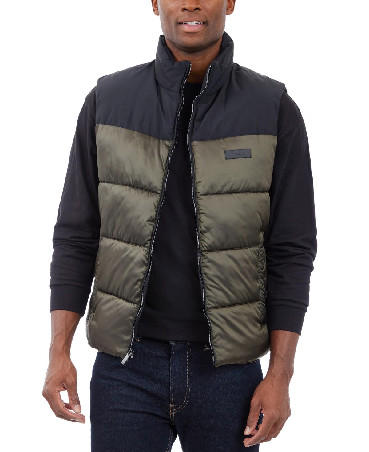 Michael Kors Heavyweight Quilted Puffer Vest in Black for Men | Lyst