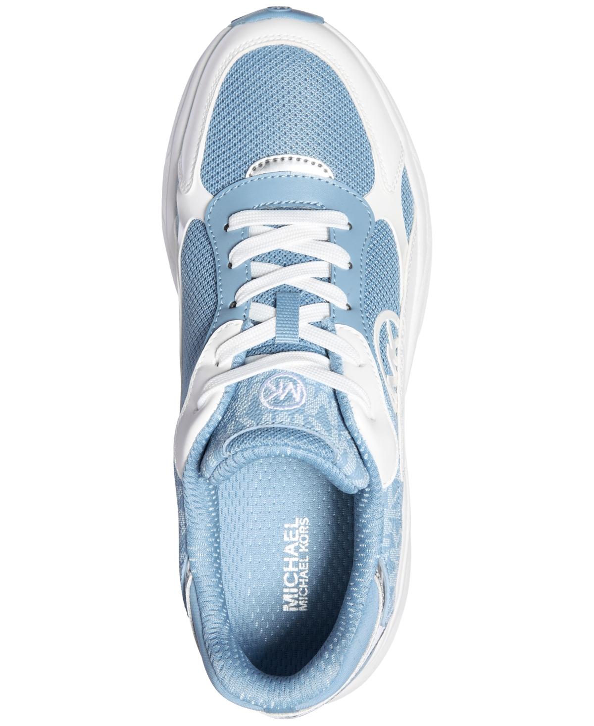 Michael Kors Michael Mmk Sami Lace up Trainer Sneakers in Blue Lyst