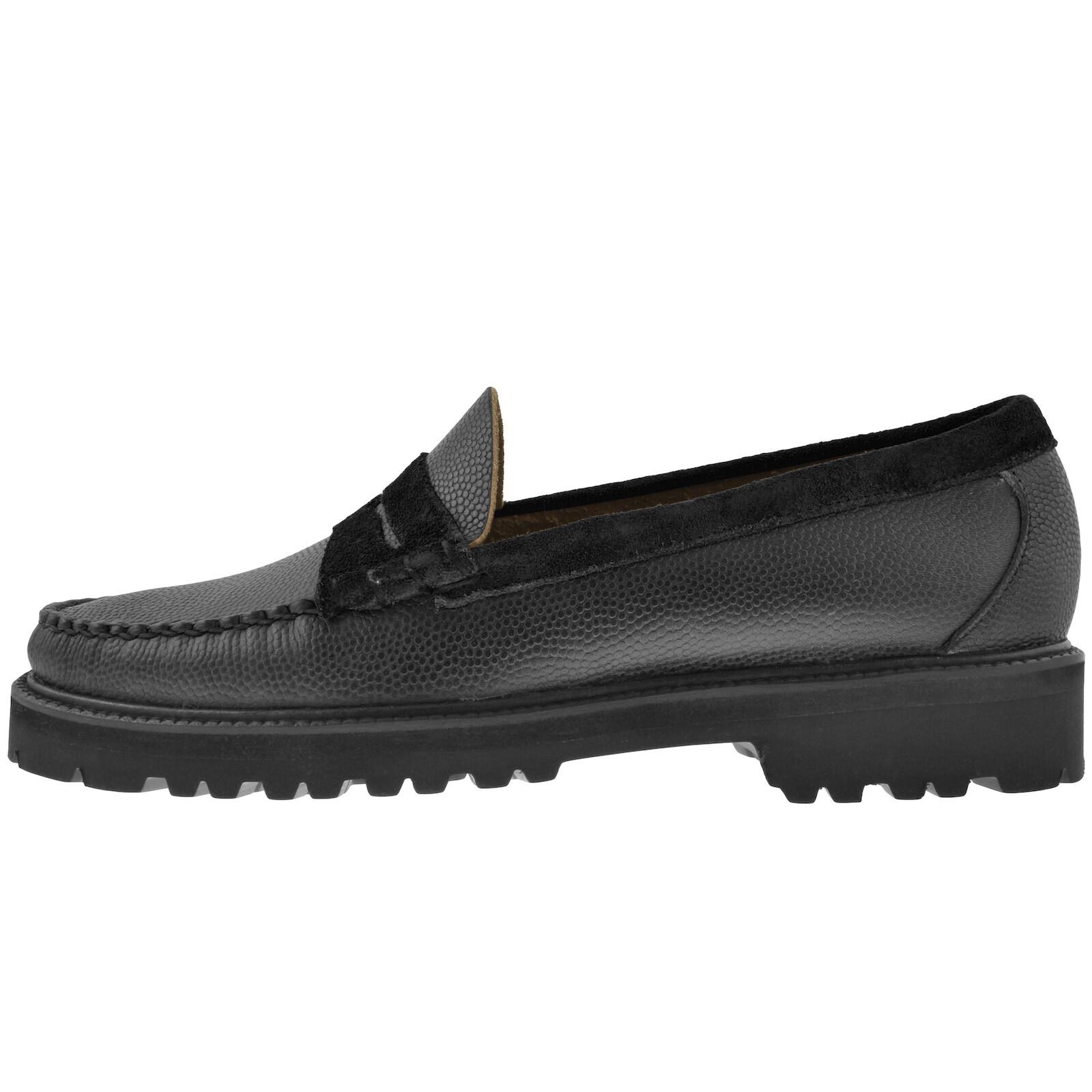 G.H. Bass & Co. Weejun Larson Leather Loafers in Black for Men | Lyst