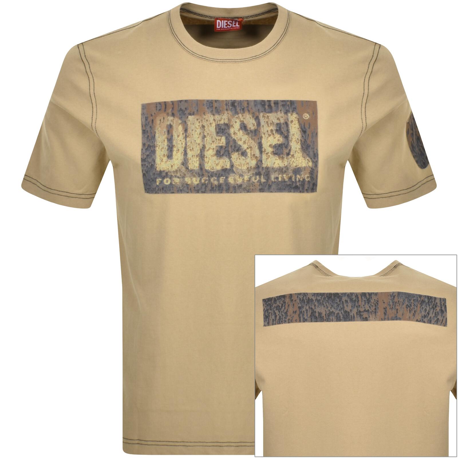 DIESEL T Adjust Q1 T Shirt in Natural for Men | Lyst
