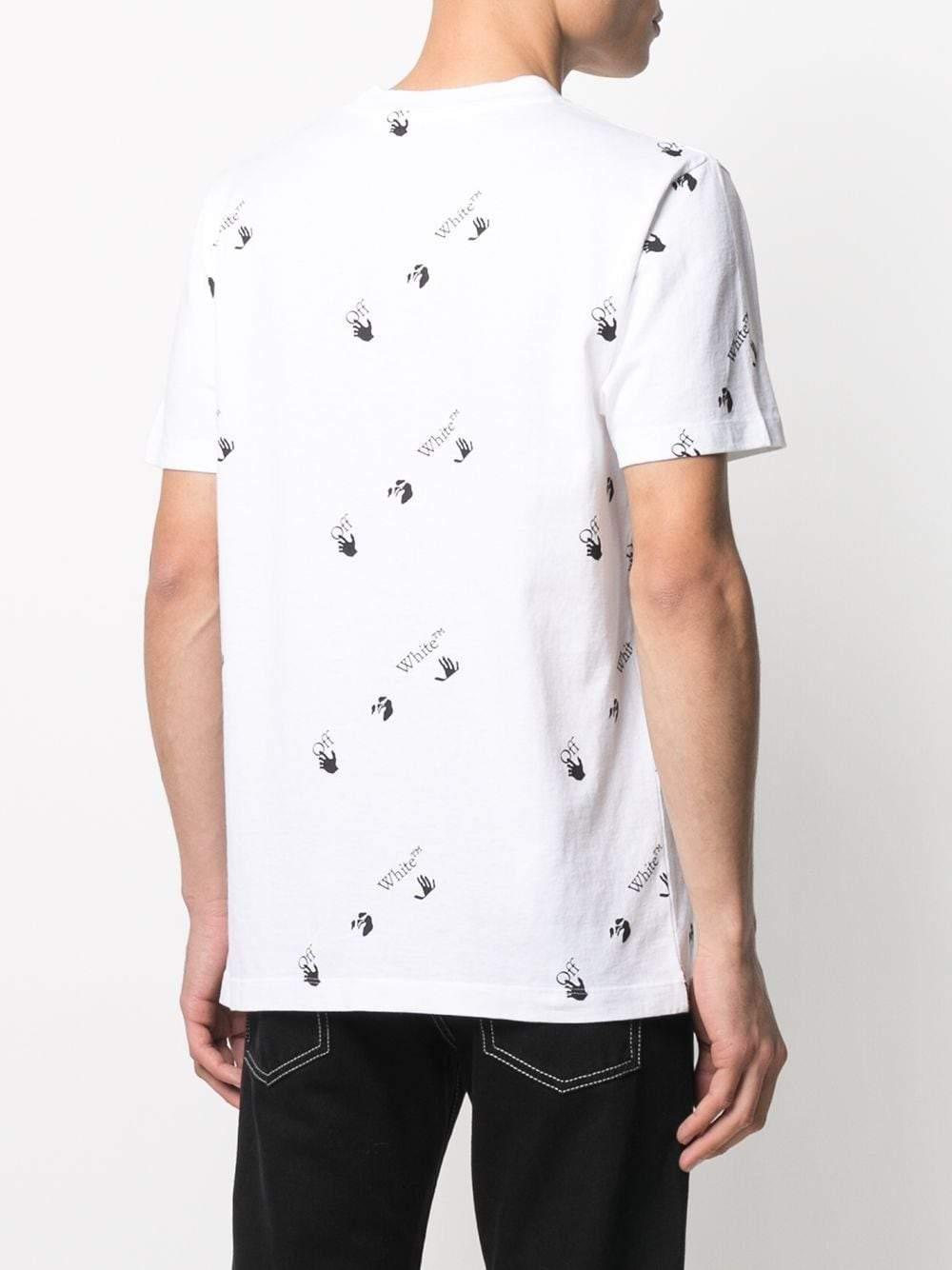 Off-White c/o Virgil Abloh Logo-print Short-sleeved T-shirt in White ...