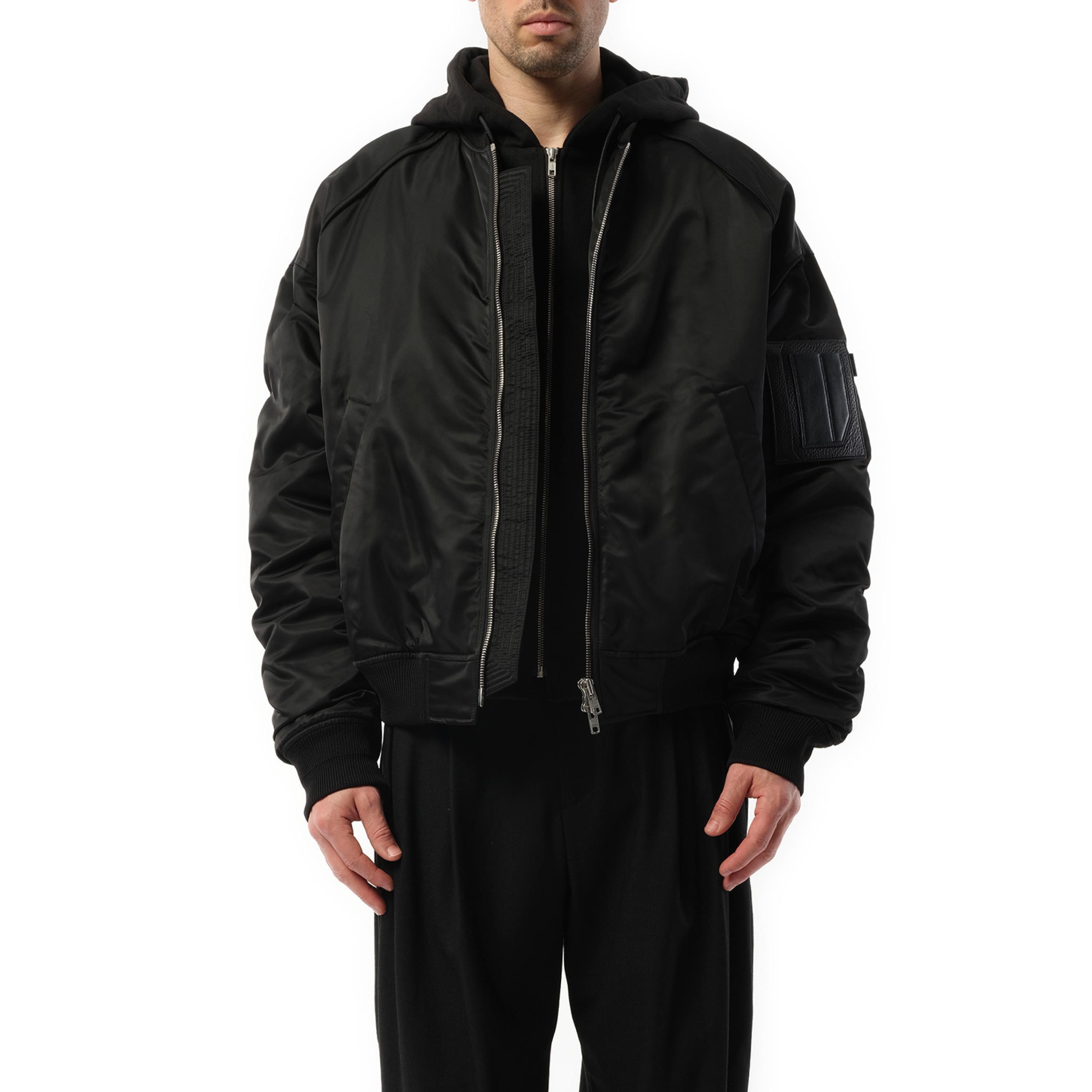 Juun.J Hood Detachable Ma-1 Blouson Bomber Jacket, , 100% Nylon in ...
