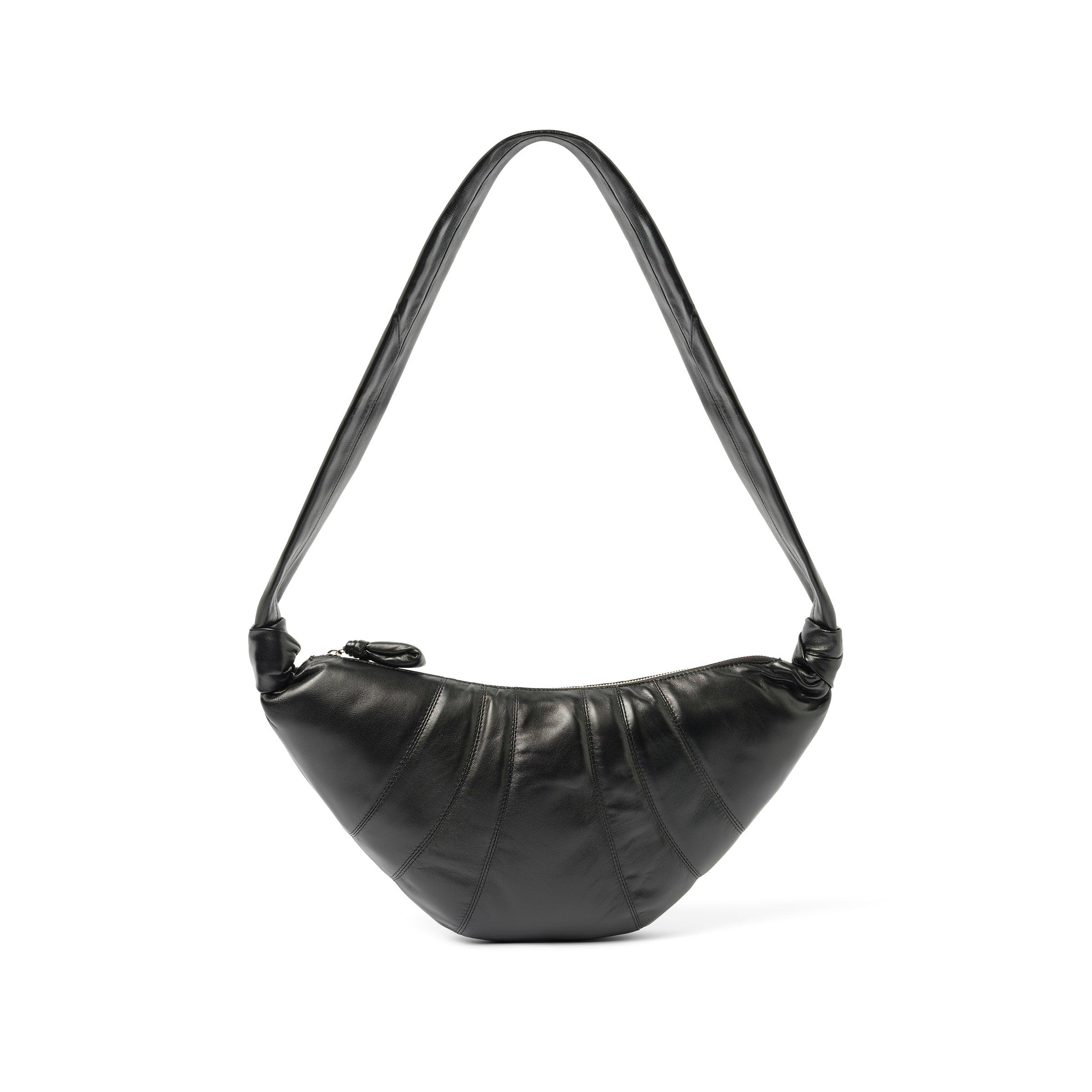 Lemaire Lambskin Medium Croissant Bag, , 100% Lambskin in Black | Lyst