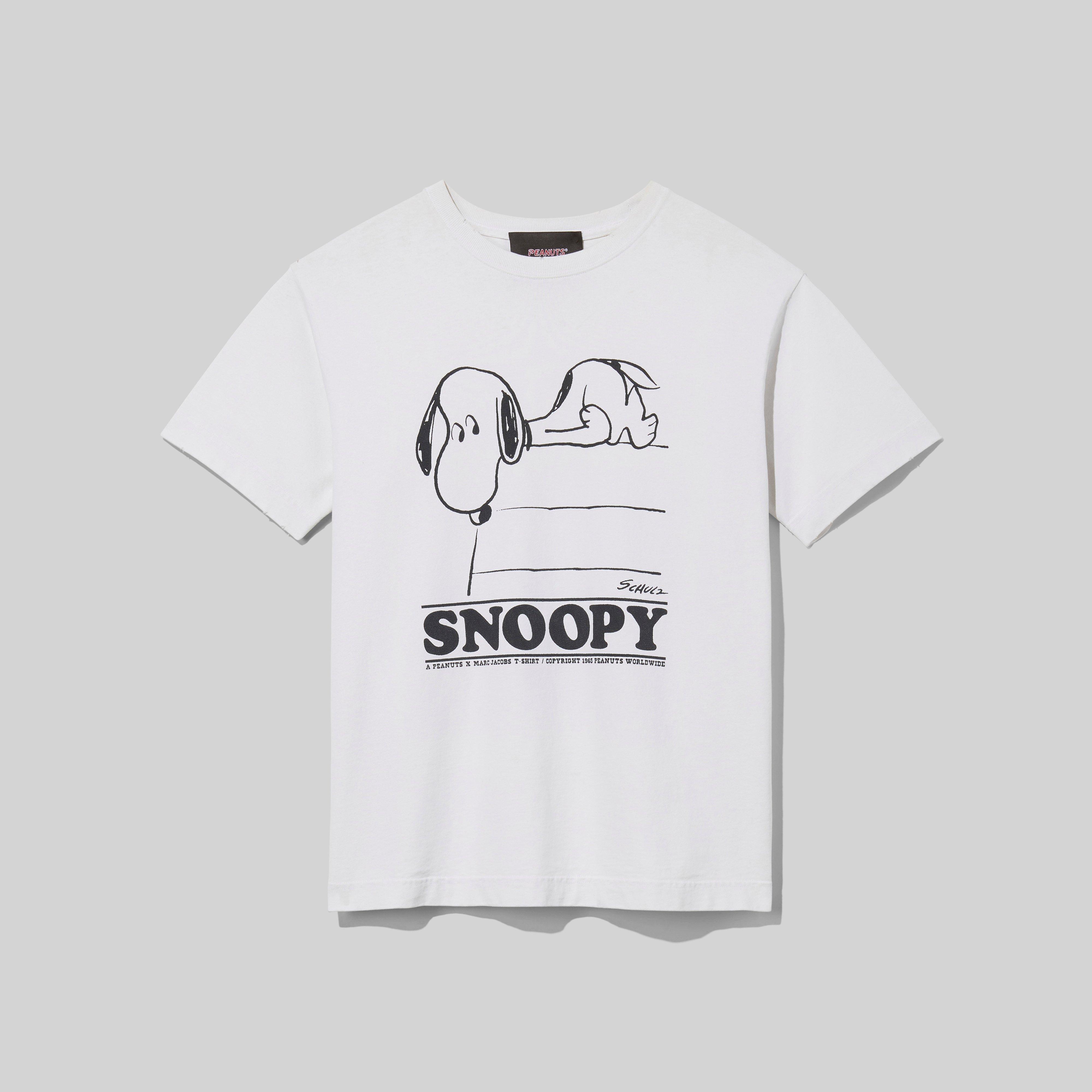 Marc Jacobs Cotton X Peanuts® Snoopy Print T-shirt in Vintage White ...