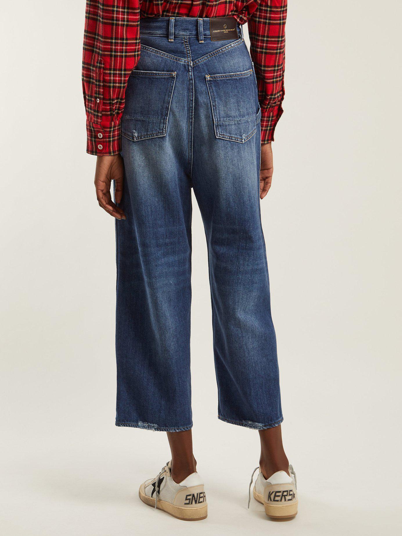 Golden Goose Deluxe Brand Denim Breezy High-rise Straight-leg Jeans in ...