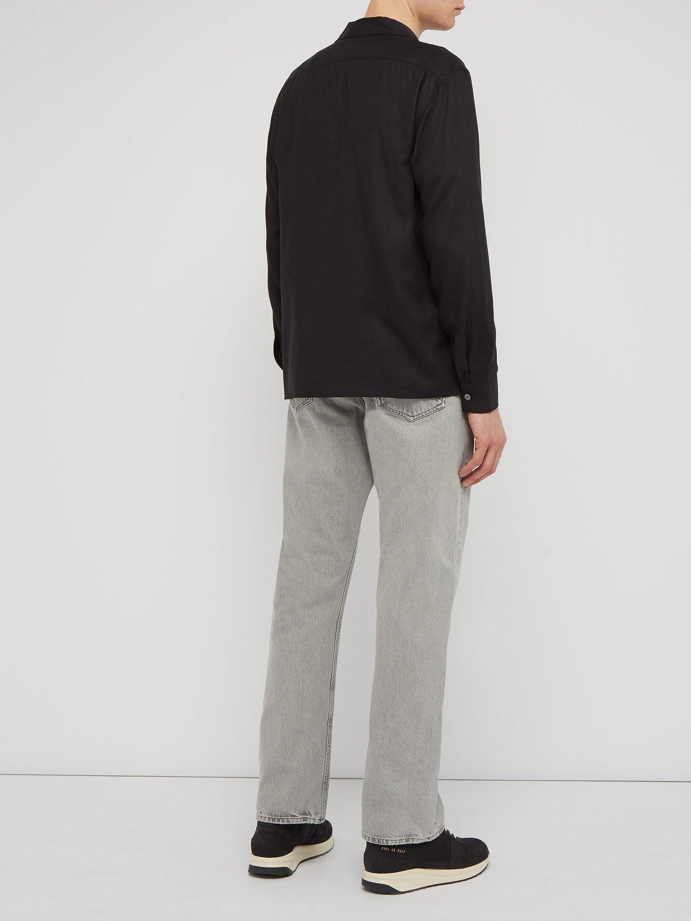 Hope Denim Rush Straight Leg Jeans in Light Grey (Gray) for Men - Lyst