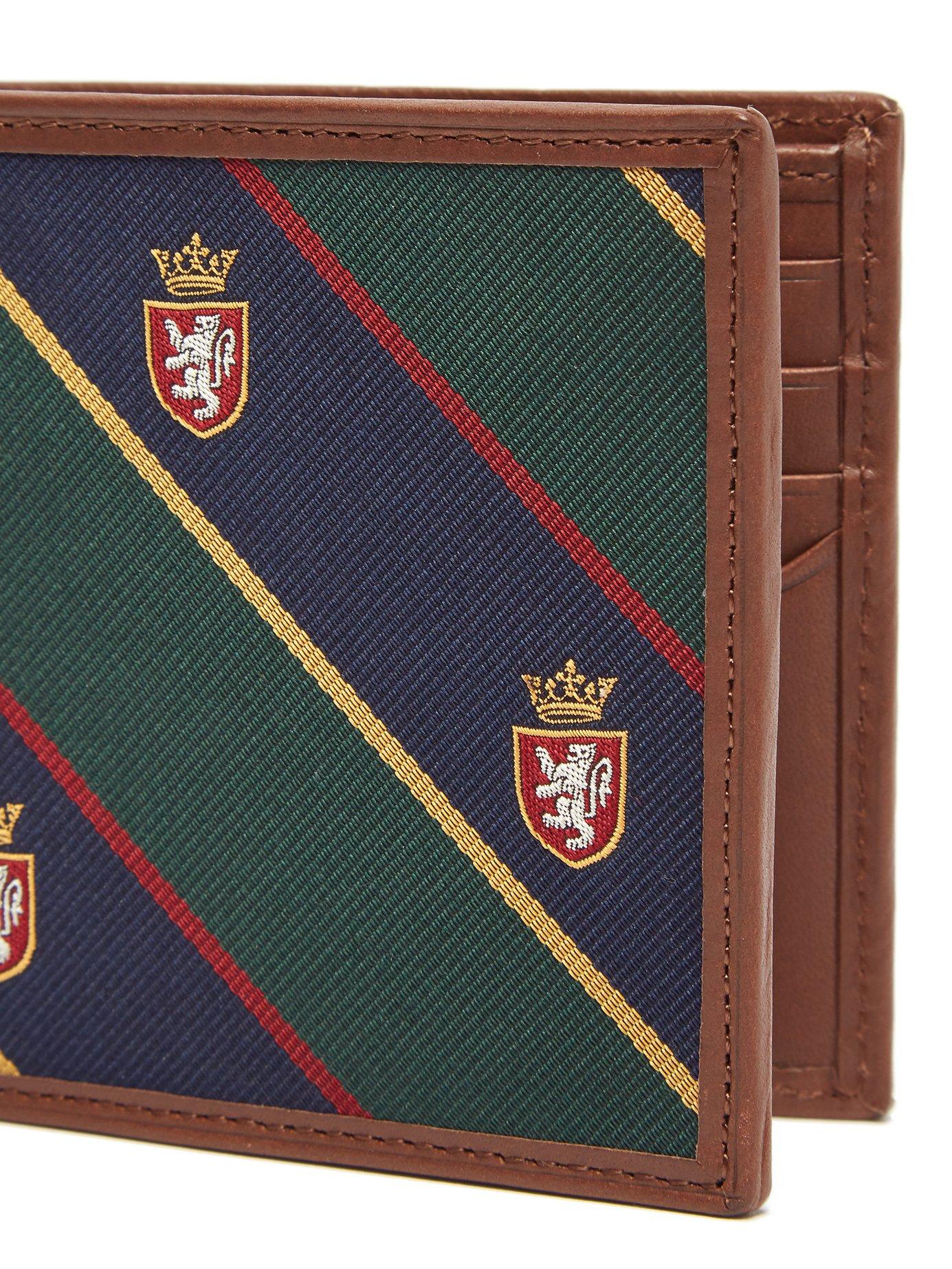 Polo Ralph Lauren Leather Heritage Billfold Wallet in Brown for Men - Lyst