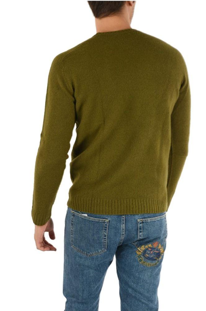 Zanone Wool Sweater in Green for Men - Lyst