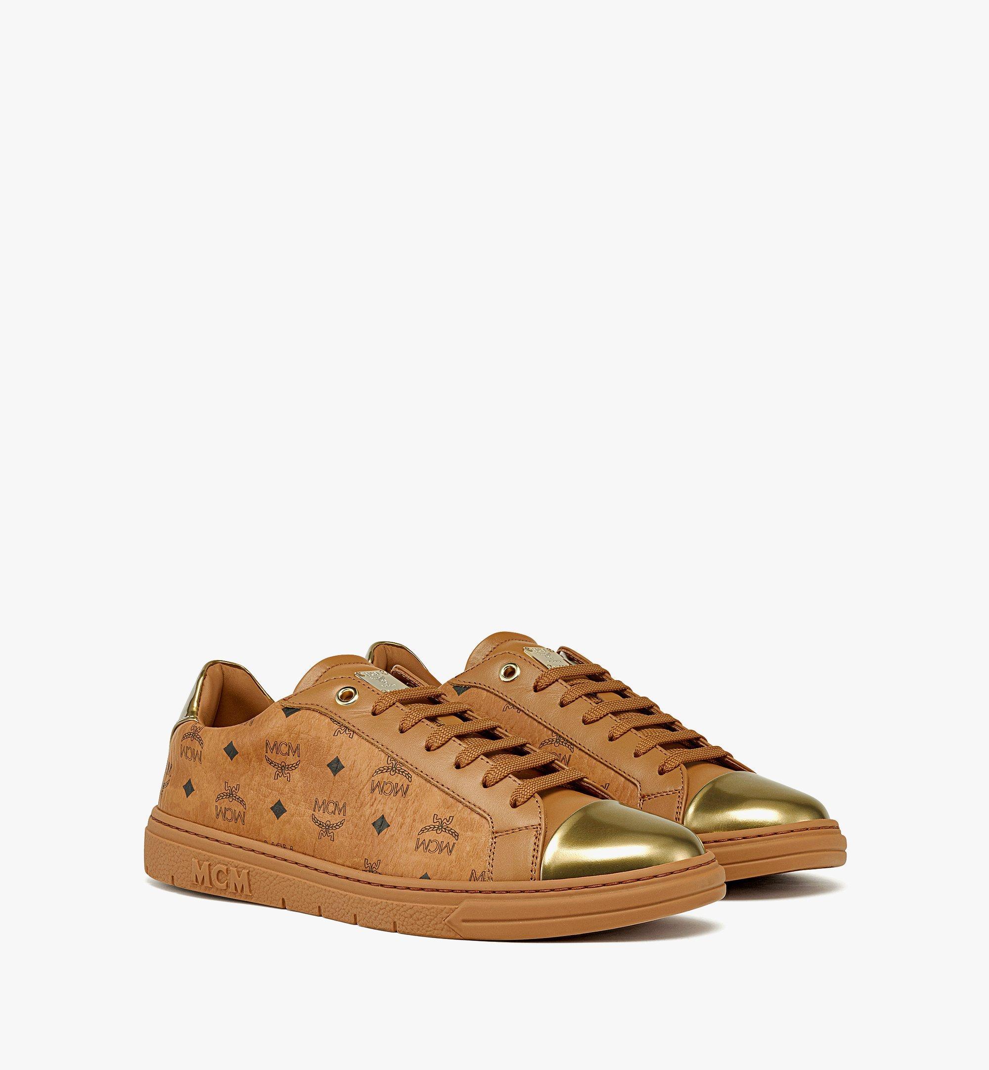 MCM Terrain Lo Sneakers In Visetos in Brown for Men | Lyst