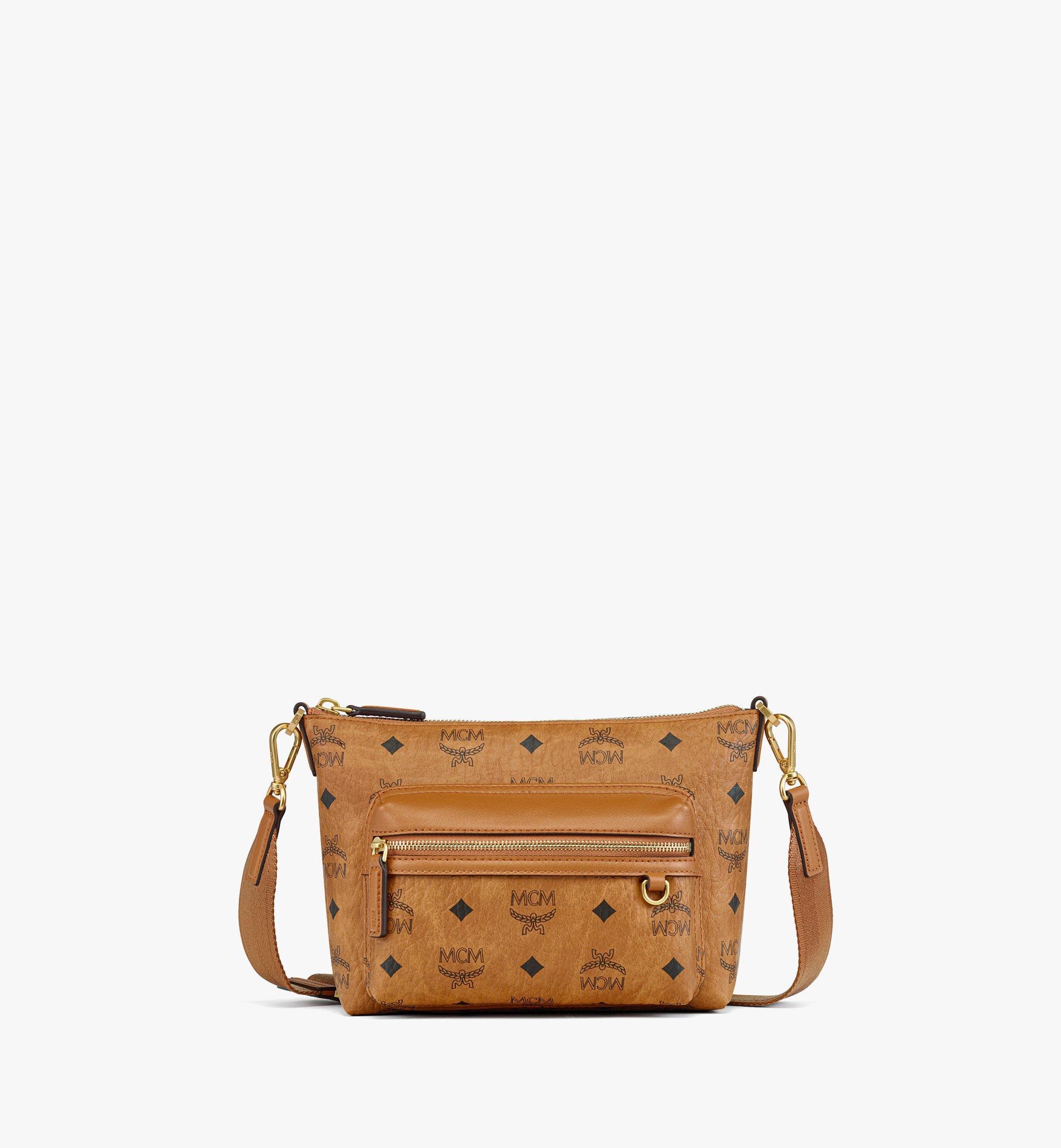 MCM Aren Crossbody In Visetos in Brown for Men | Lyst