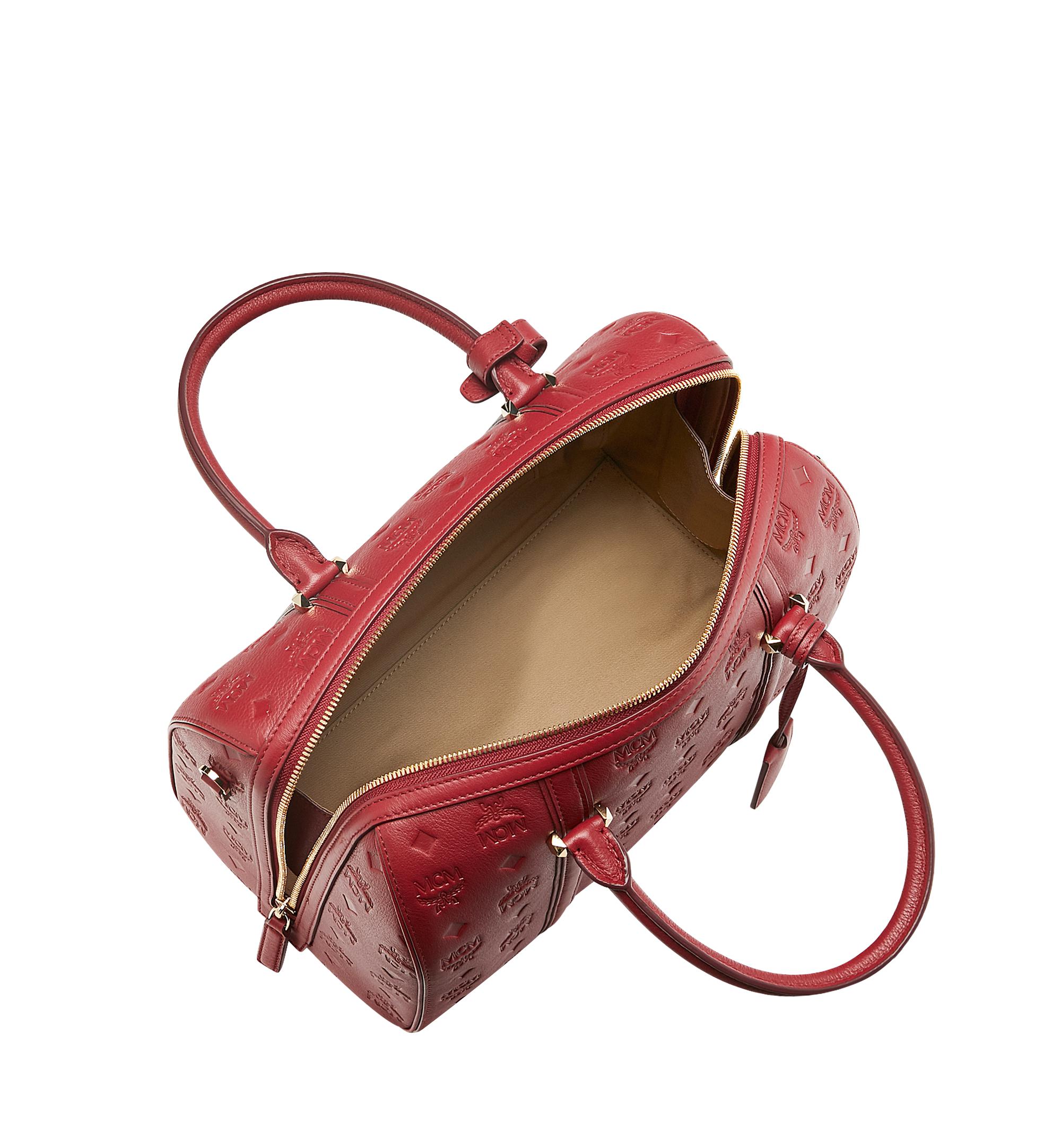 Mcm Essential Monogram Boston Bag | semashow.com