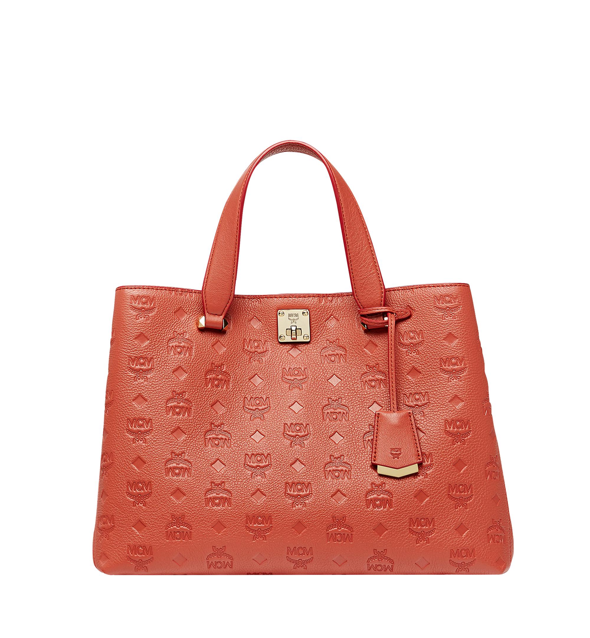 Mcm Essential Medium Monogrammed Leather Tote Bag | Paul Smith
