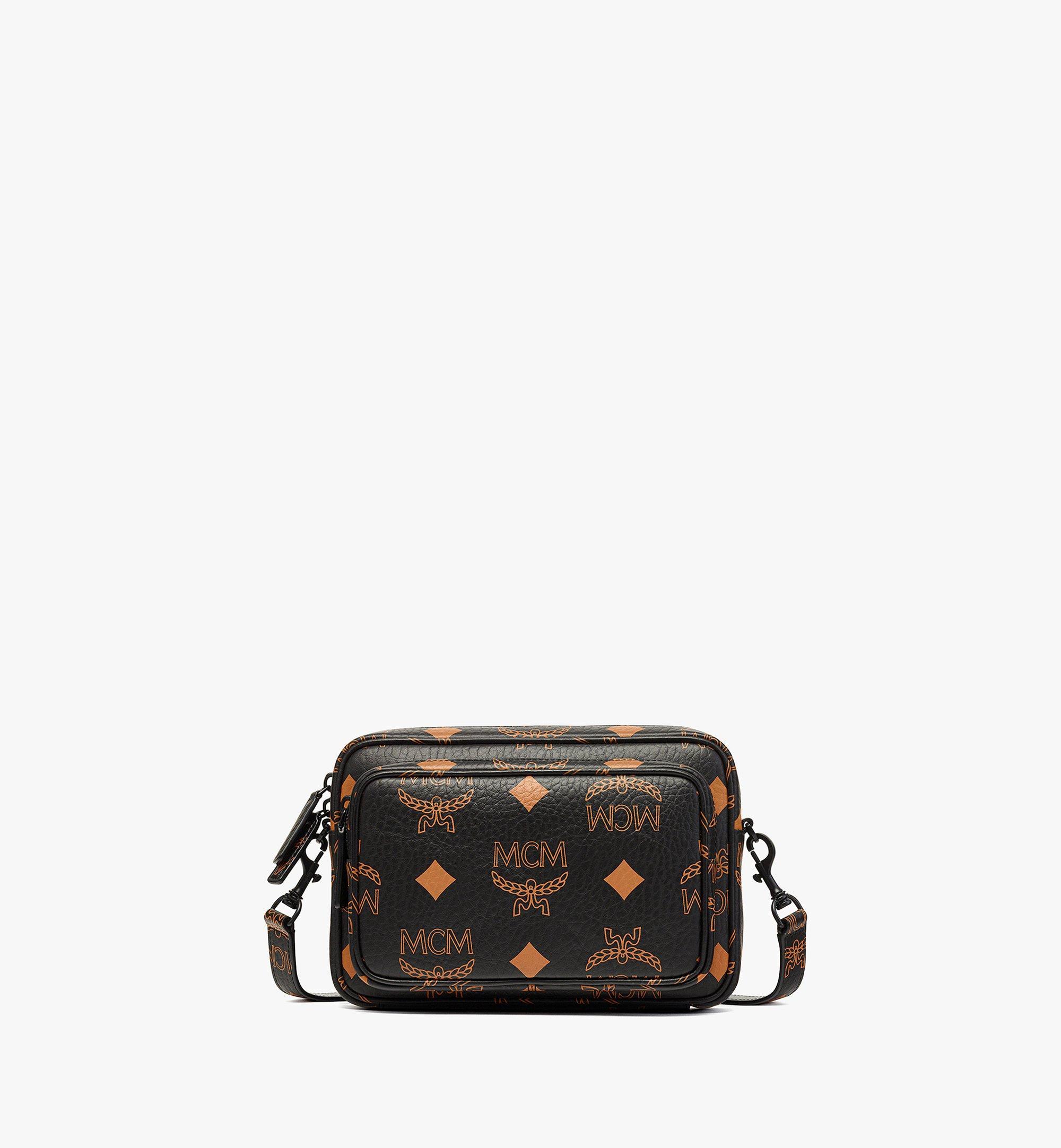 MCM Aren Crossbody In Maxi Visetos in Black for Men | Lyst