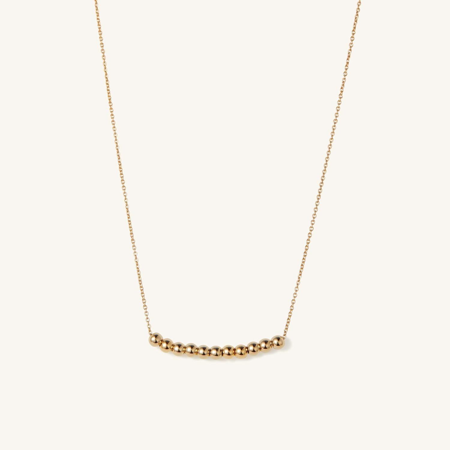 Mejuri sliding spheres necklace store
