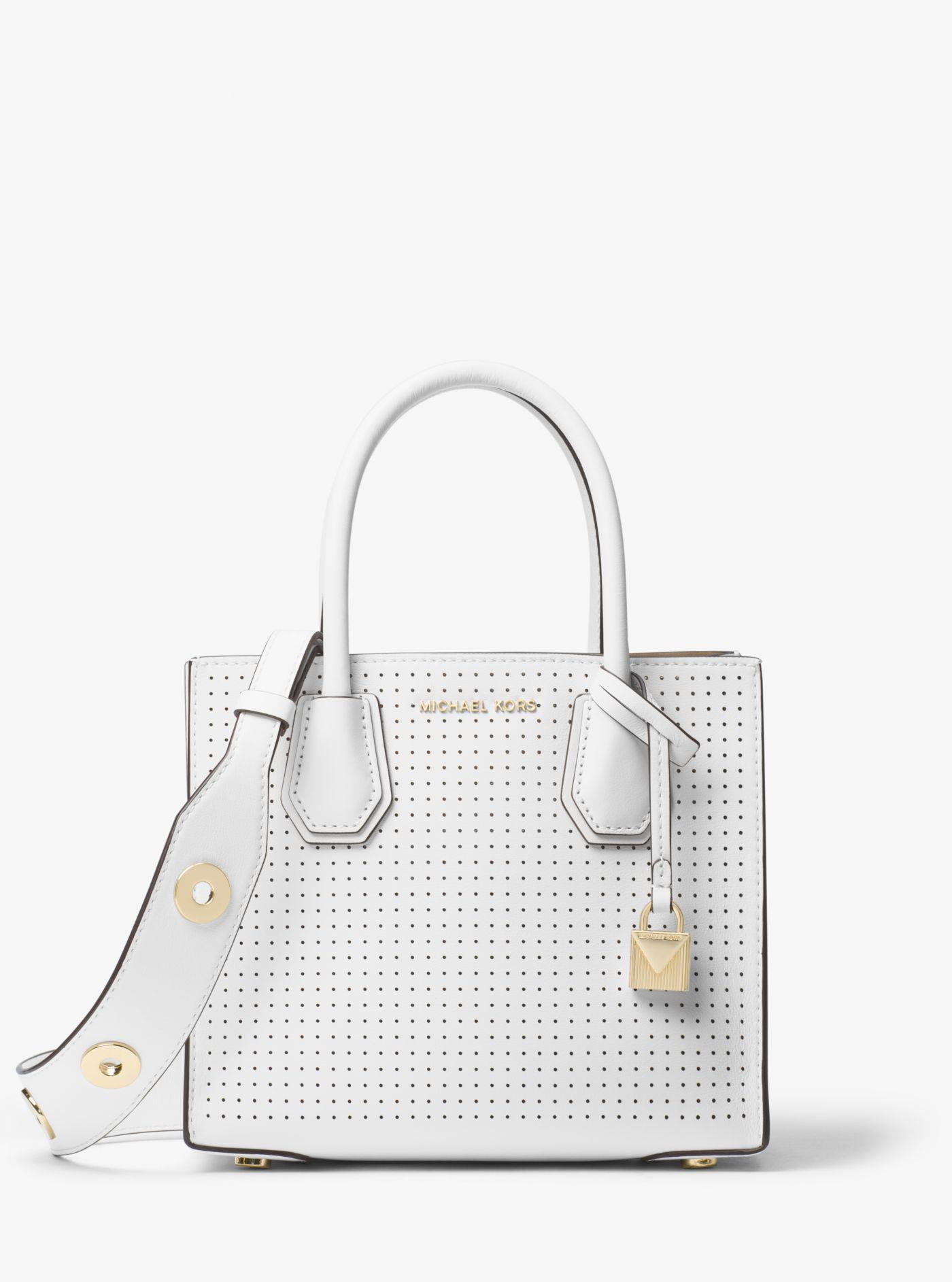 Michael Kors White Leather Purse | semashow.com