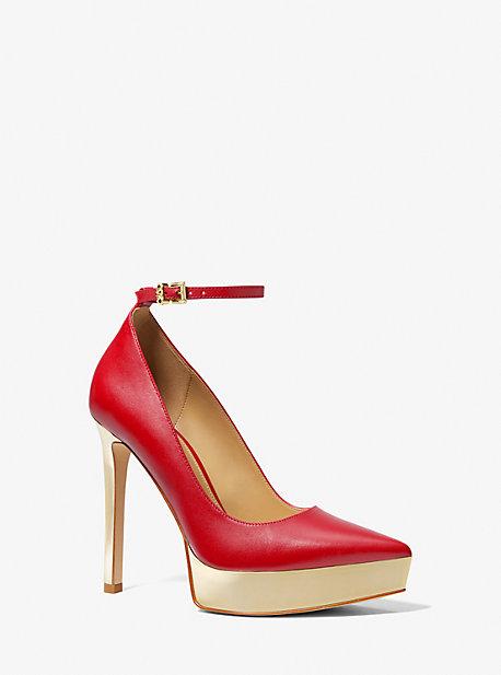 Red Michael Kors Heels for Women Lyst