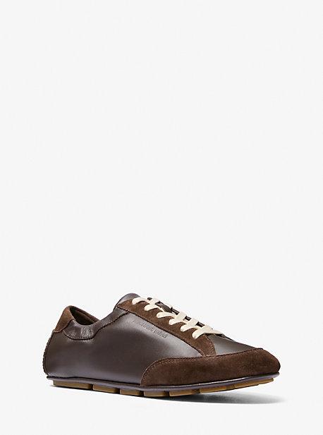MICHAEL Michael Kors Mk Susie Leather Trainer in Brown for Men | Lyst