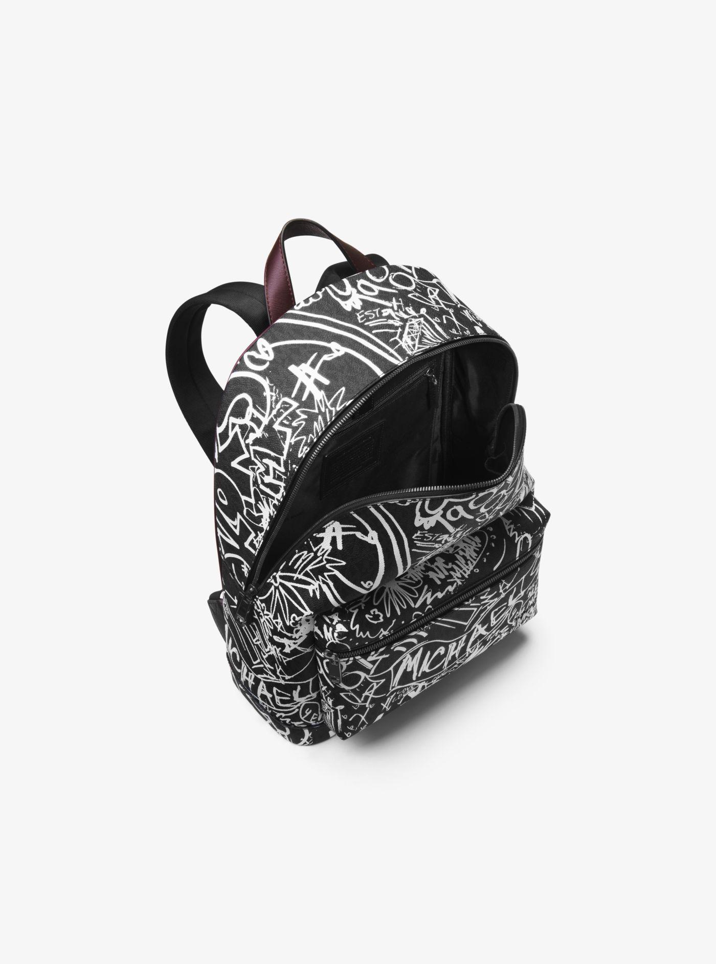 mk graffiti backpack