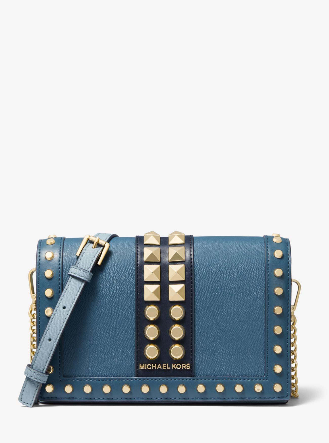 Michael Kors Blue Studded Purse | Paul Smith