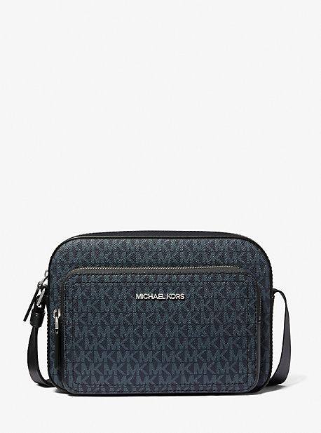 Michael Kors Cooper Signature Logo Utility Crossbody Bag in Black for ...