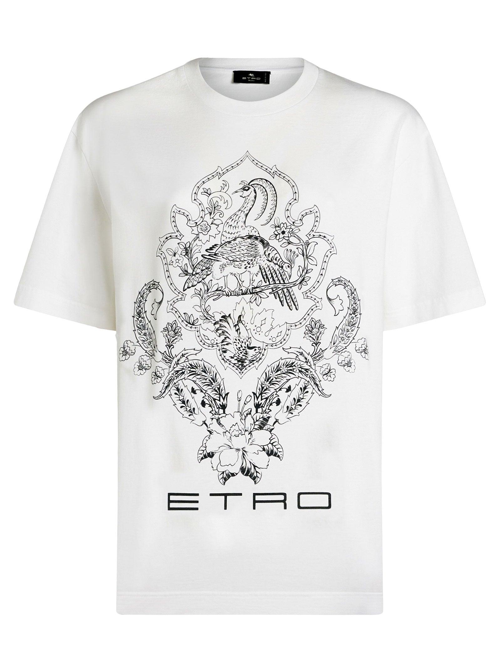 Etro T-Shirt in White | Lyst UK