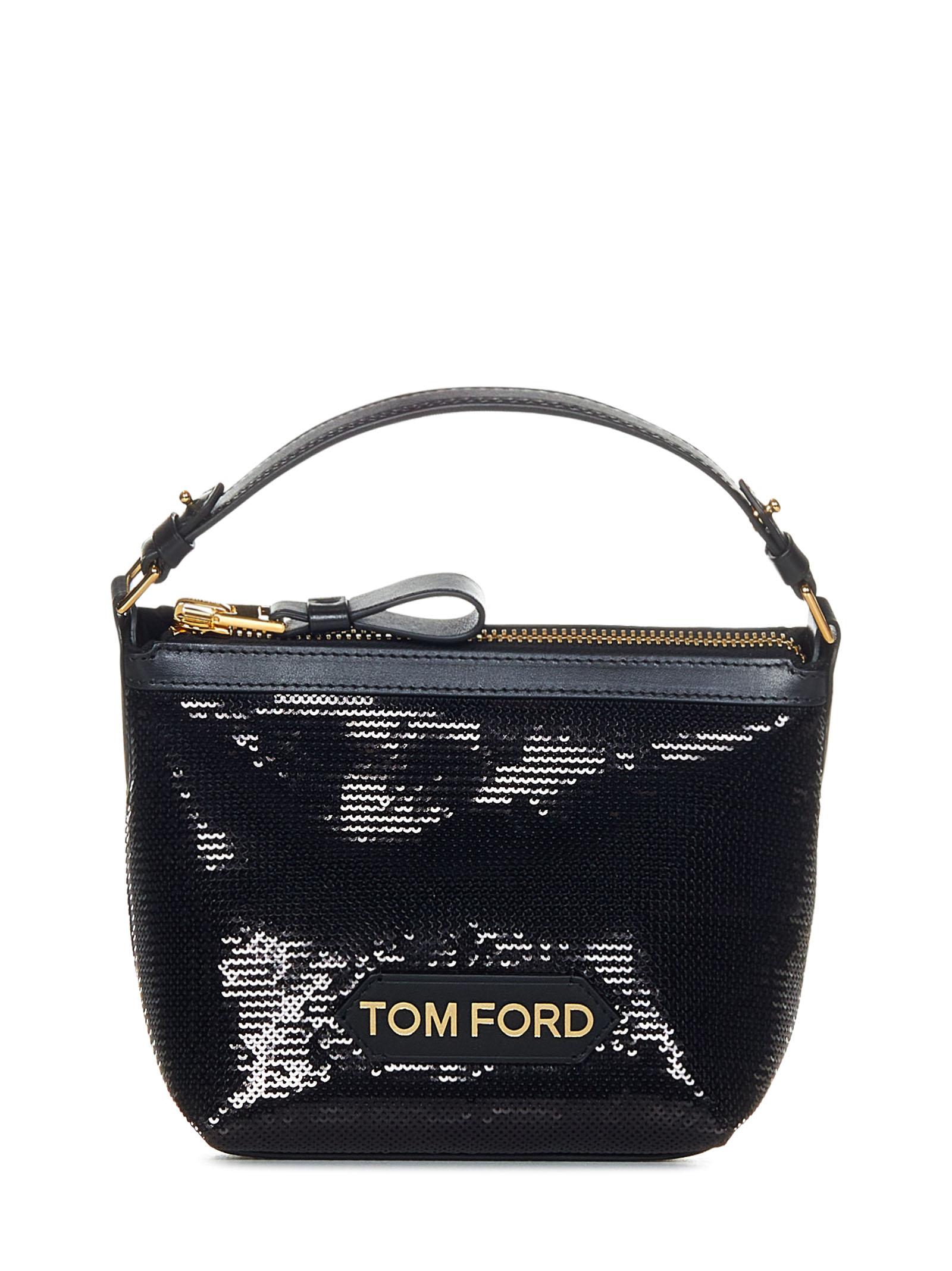 Tom Ford Label Small Handbag in Blue | Lyst