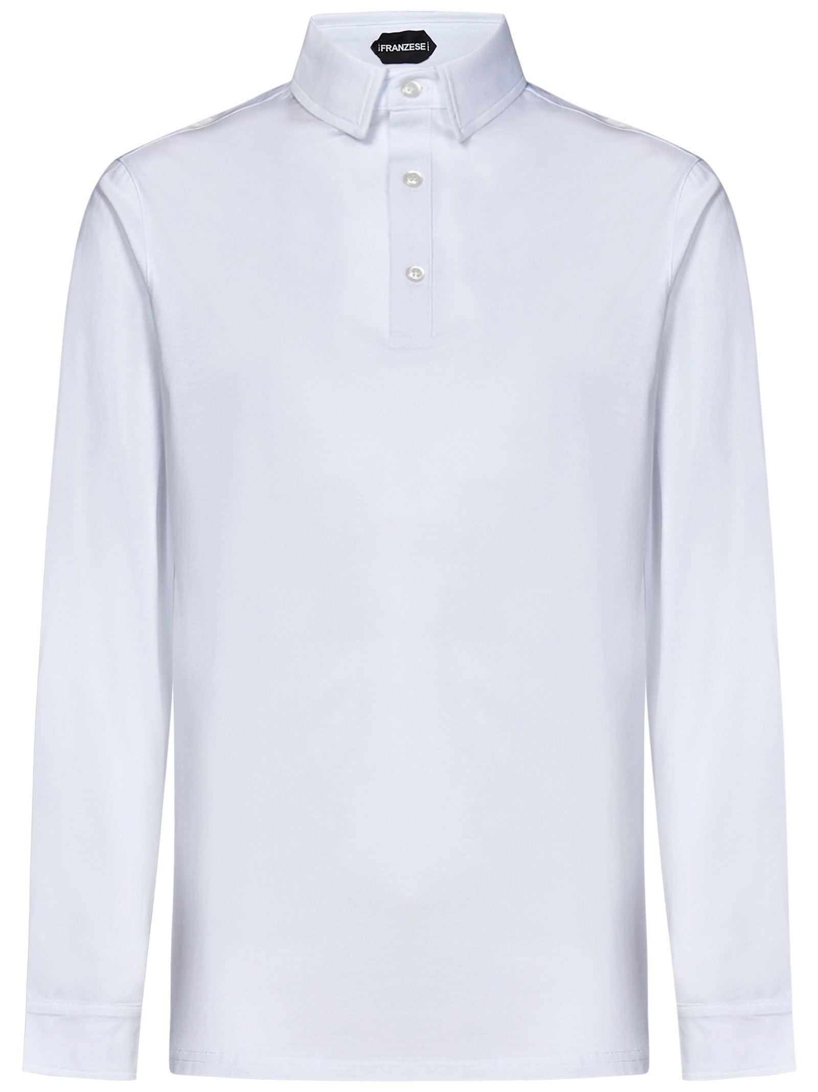 Franzese Collection Franzese Napoli Brad Pitt Polo Shirt in White for ...