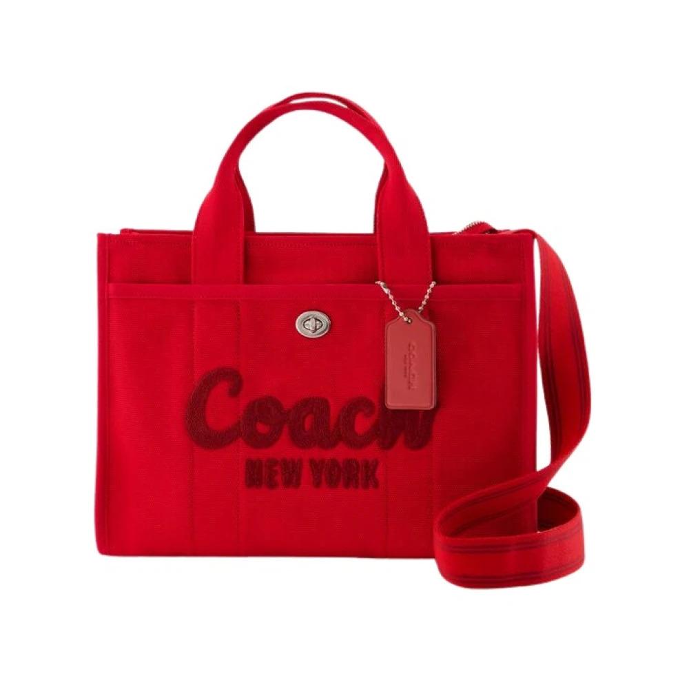 COACH 'Shopper' Bag in Red | Lyst