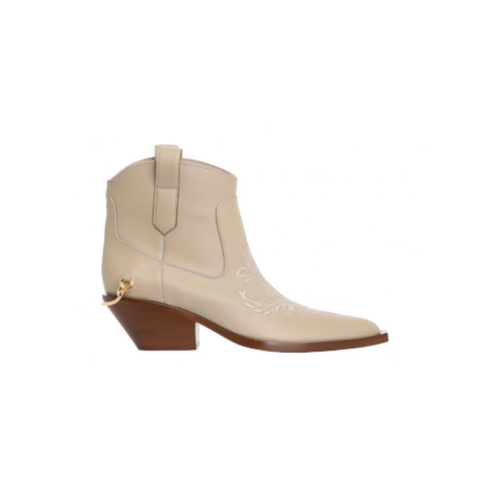 Zimmermann Cowboy Boots in Natural | Lyst
