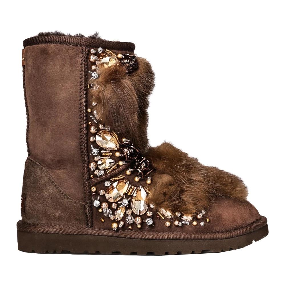 UGG Winter Boots in Brown | Lyst